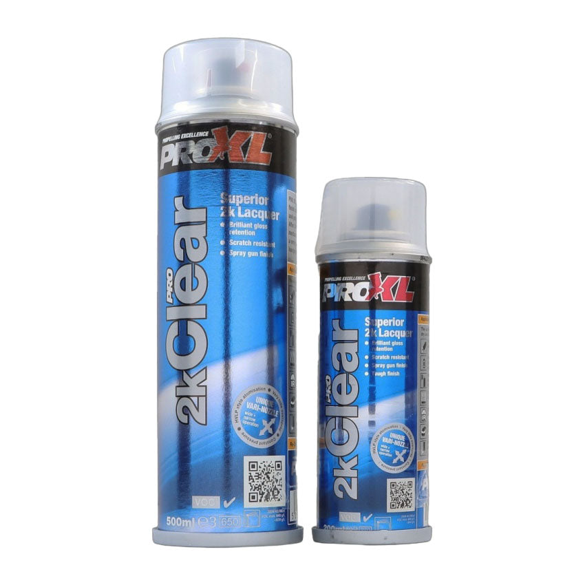 PROXL - Pro2Kclear Aerosol 2k Lacquer Clearcoat (2 sizes) – Paint Gear ...