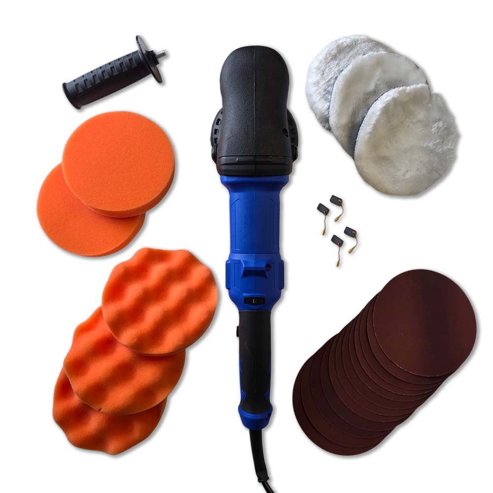 Random Orbital DA Polisher (Dual Action) Variable Speed Car Buffer ...