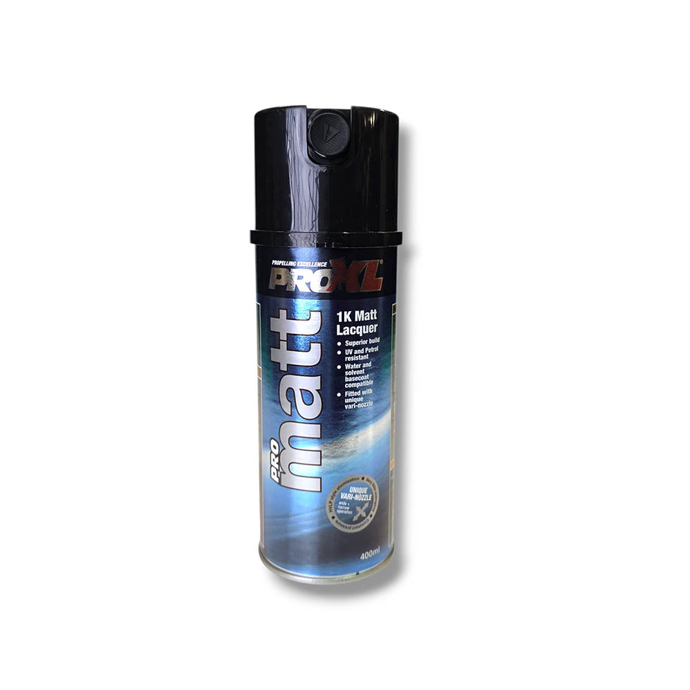 PROXL Pro Clear MATT 1k Aerosol Lacquer Clearcoat 400ml – Paint Gear ...