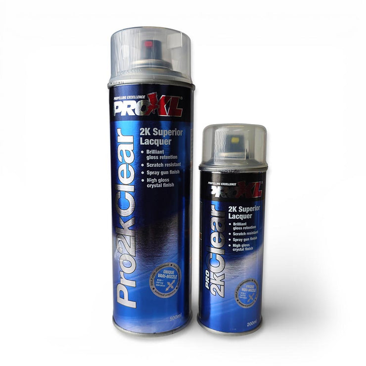 PROXL - Pro2Kclear Aerosol 2k Lacquer Clearcoat (2 sizes) – Paint Gear ...